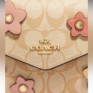 Coach | Bags | Coach Envelope Clutch Crossbody In Signature Canvas With ...